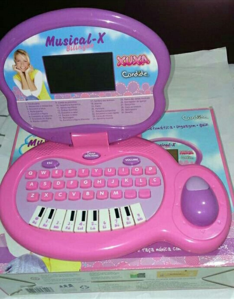 Laptop Musical Bilingue da Xuxa | Brinquedo Usado 23634612 | enjoei