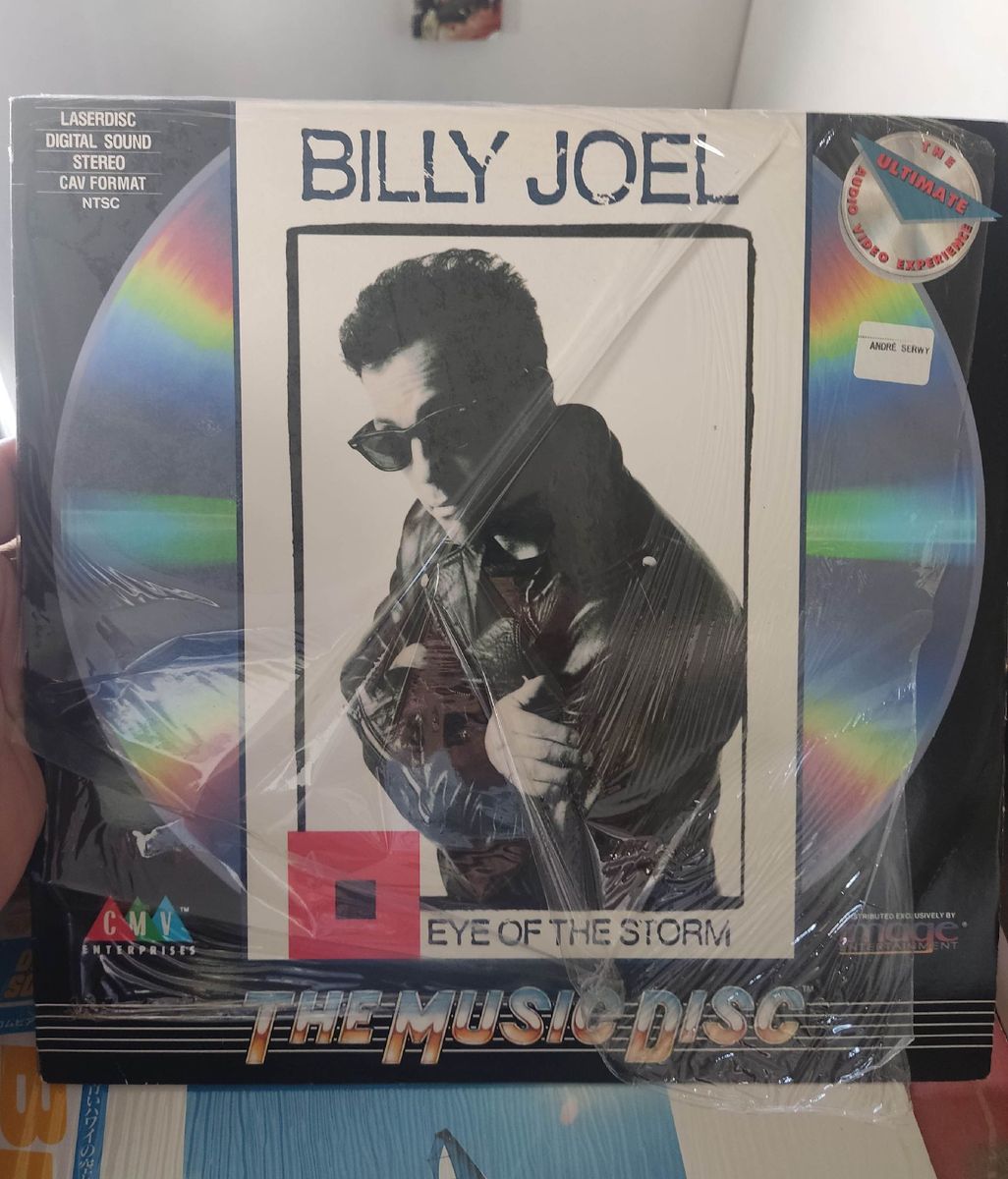 Laser Disc Billy Joel Disco Laser Raro | TV e Display Laser Disc Usado ...
