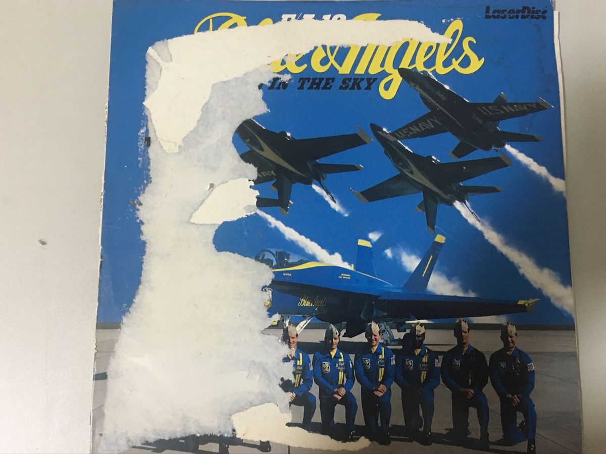Laser Disc Blue Angels Rolling In The Sky | Item de Música Laserdisc ...