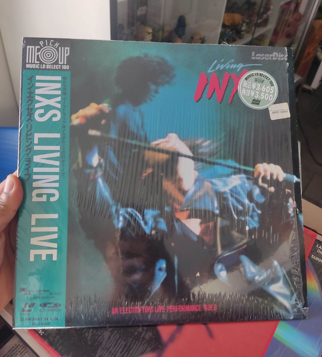Laser Disc Inxs Disco Laser Raro | Produto Vintage e Retro Laser Disc ...