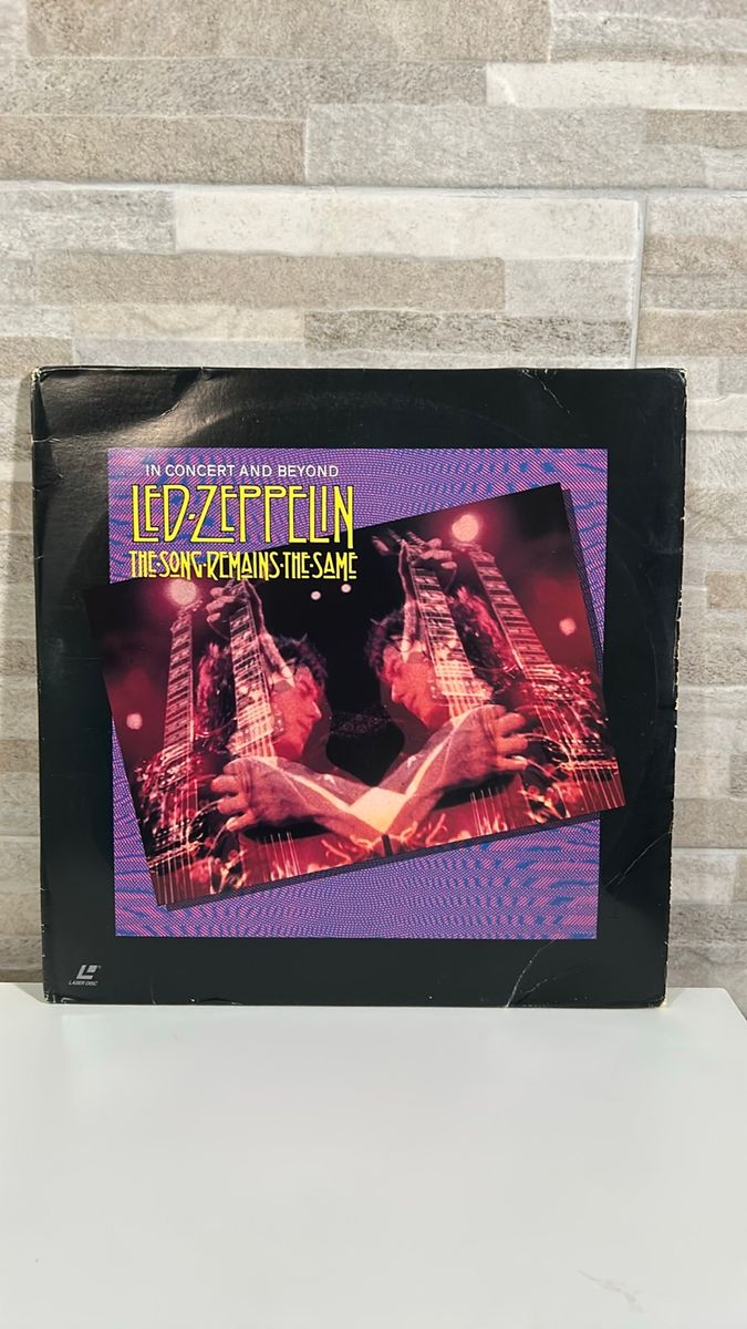 Laser Disc Led Zeppelin The Song Remains The Same - In Concert And ...