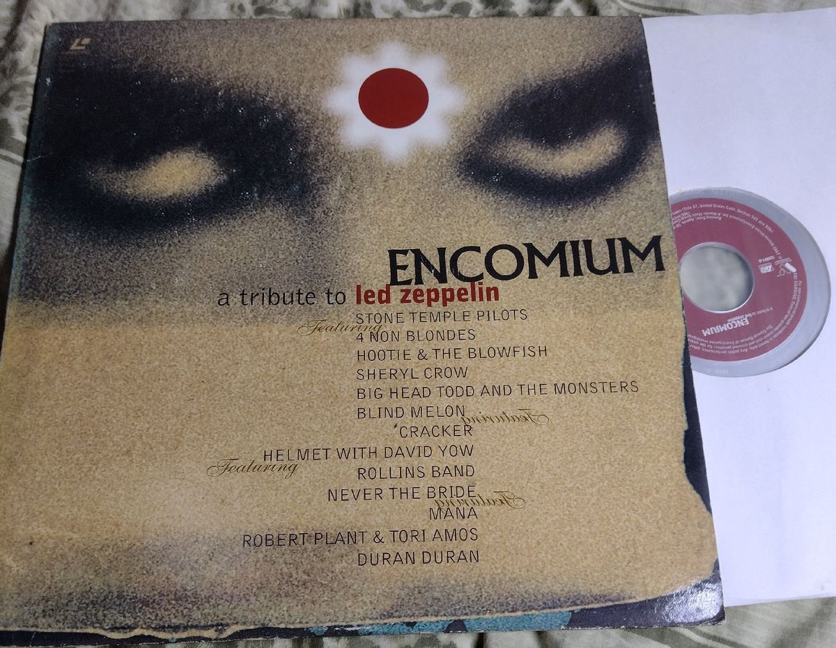 Laser Disck Encomium a Tribute Tô Led Zeppelin | Item de Música Tributo ...