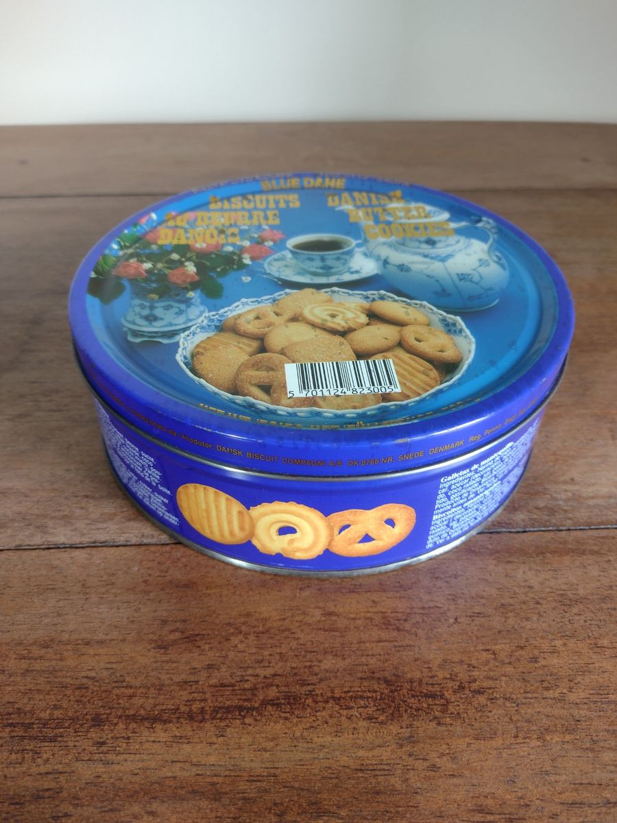 Lata Antiga com C.g.c. | Produto Vintage e Retro Dansk Biscuit Usado ...