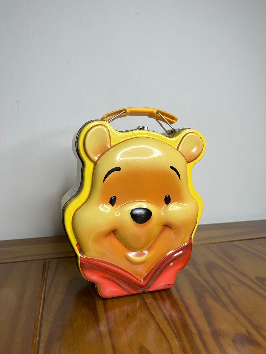 Lata do Ursinho Pooh Ou Puff para Guardar Ou Transportar Objetos ...