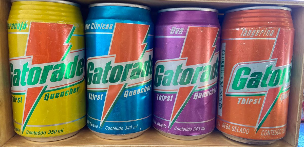 Latas Antigas Gatorade | Cacareco Gatorade Usado 69983518 | enjoei