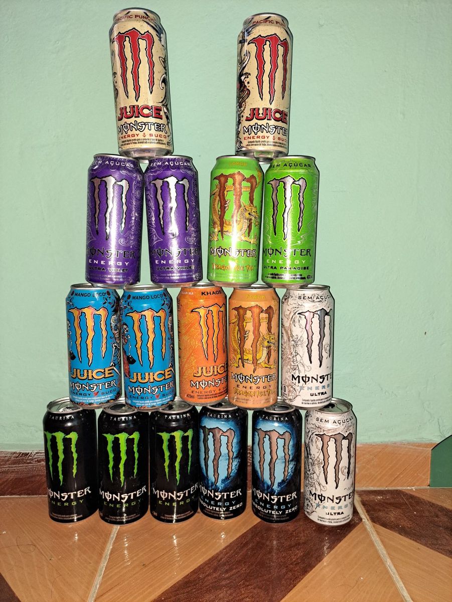 Latas para Colecionar | Item de Decoração Monster Usado 82526747 | enjoei