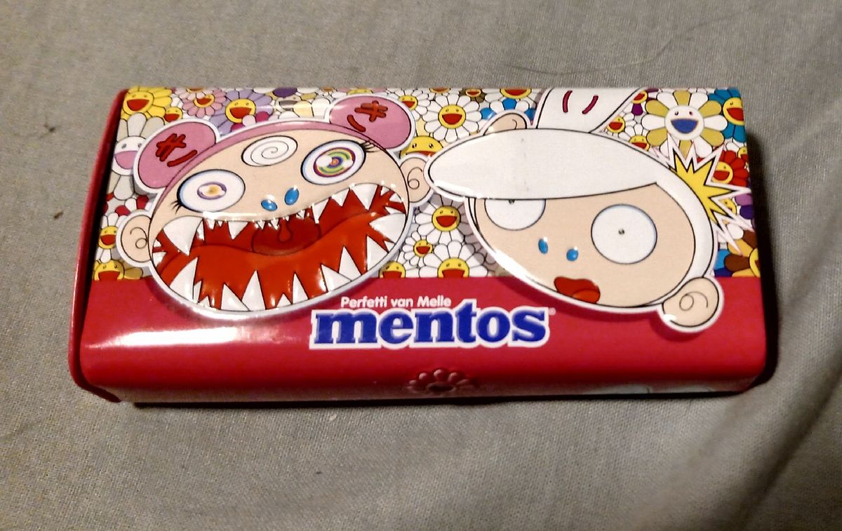 Latinha Lata Mentos Edição Limitada T. Murakami | Cacareco Mentos Usado ...
