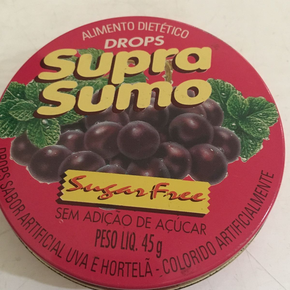 Latinha Vazia Antiga de Supra Sumo | Produto Vintage e Retro Supra ...