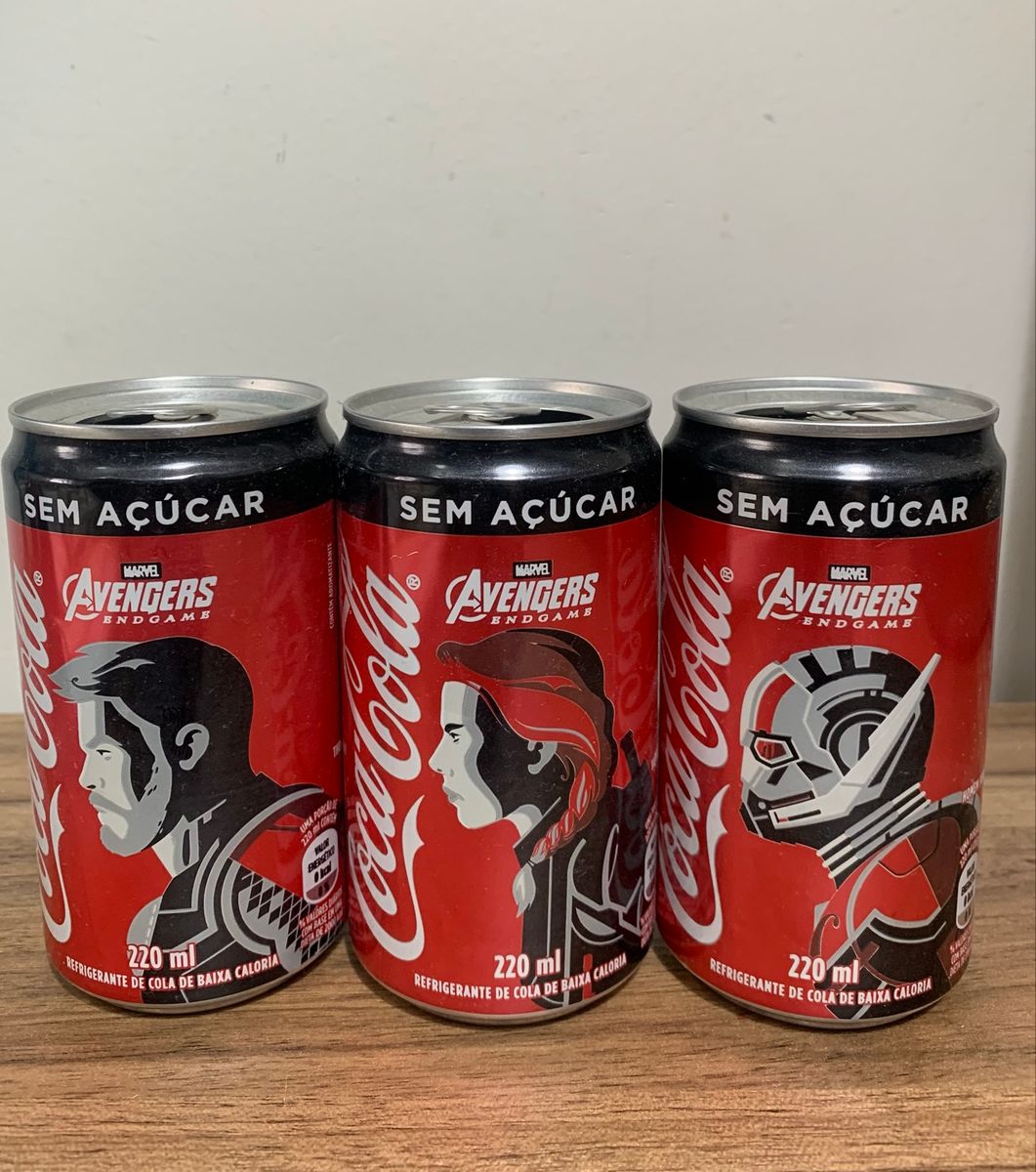 Latinhas da Coca-cola / Vingadores | Cacareco Coca Cola Usado 110651375 | enjoei