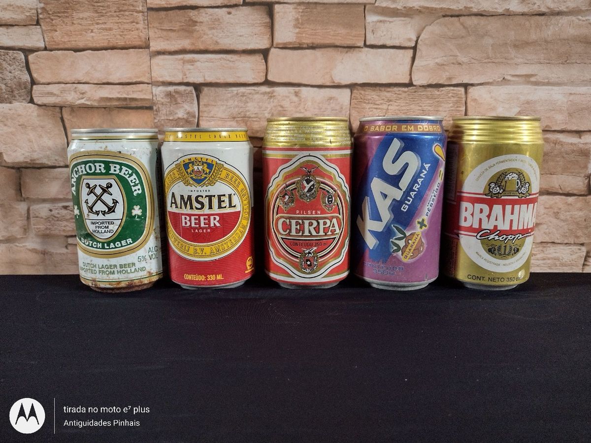 Latinhas de Cerveja Antigas | Produto Vintage e Retro Usado 79500205 ...