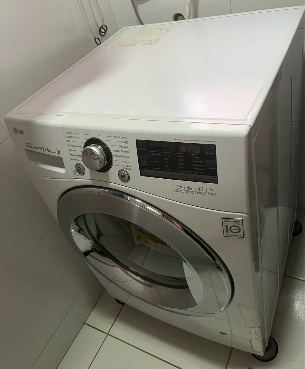 Lava e Seca Lg 10,2 Kg Inverter Branca 220v | Eletrodoméstico Lg Usado 79452055 | enjoei