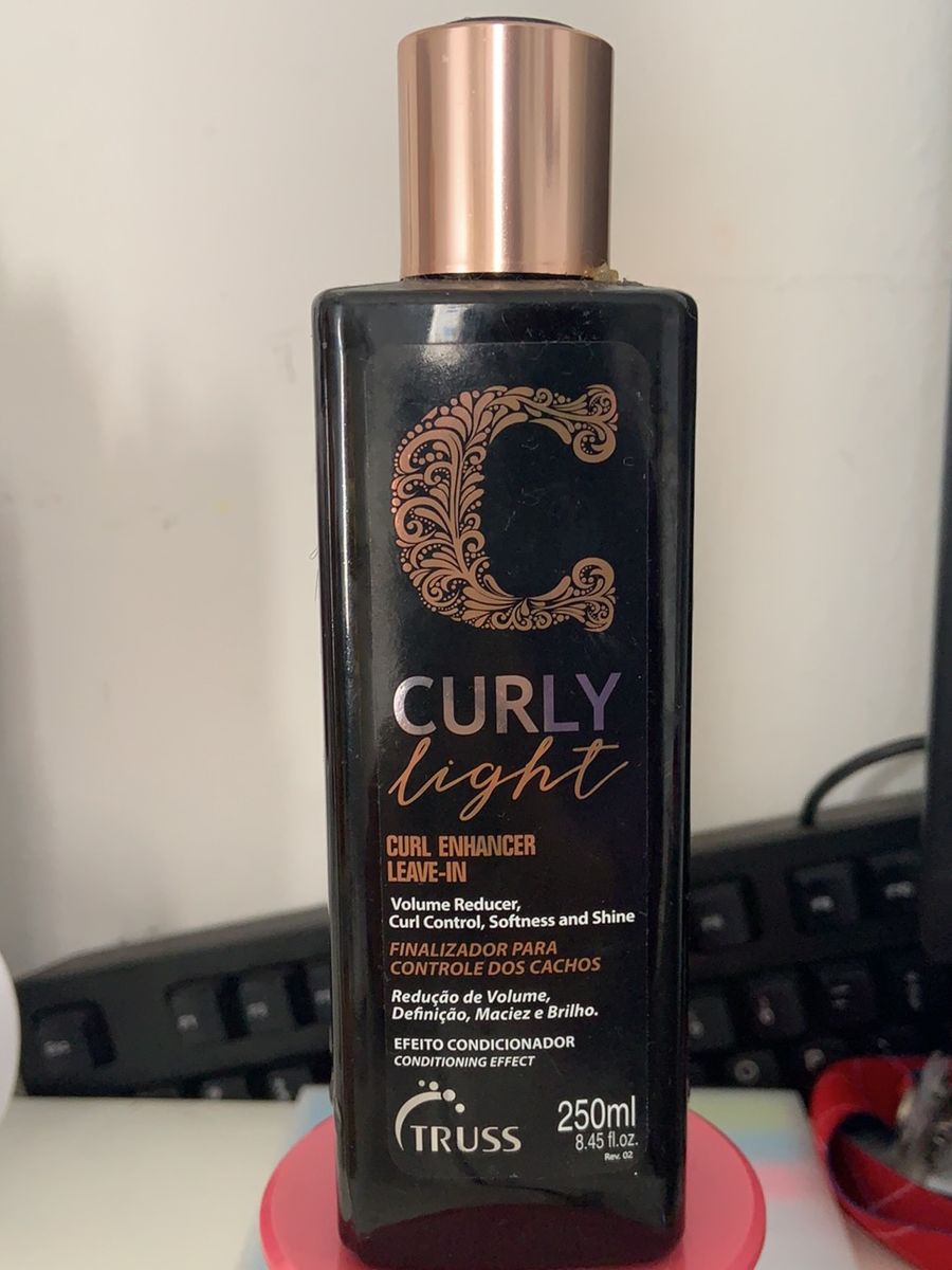 Leave In Truss Curly Light | Produto p/ Cabelos Feminino Truss Usado ...