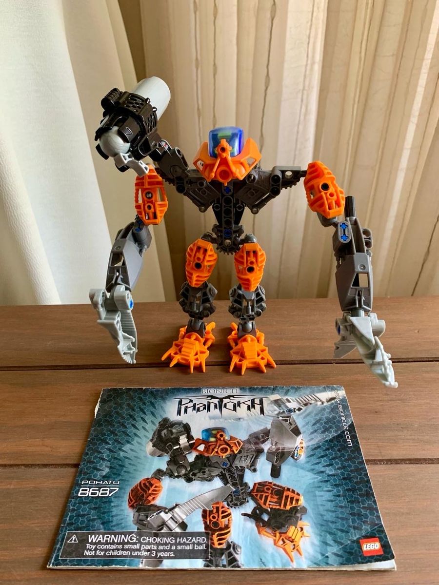 Lego Bionicle - Pohatu- 8687 | Brinquedo Lego Usado 99697572 | enjoei