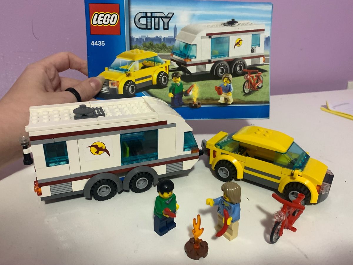 Lego City 4435 Car And Caravan | Brinquedo Lego Usado 61056906 | enjoei