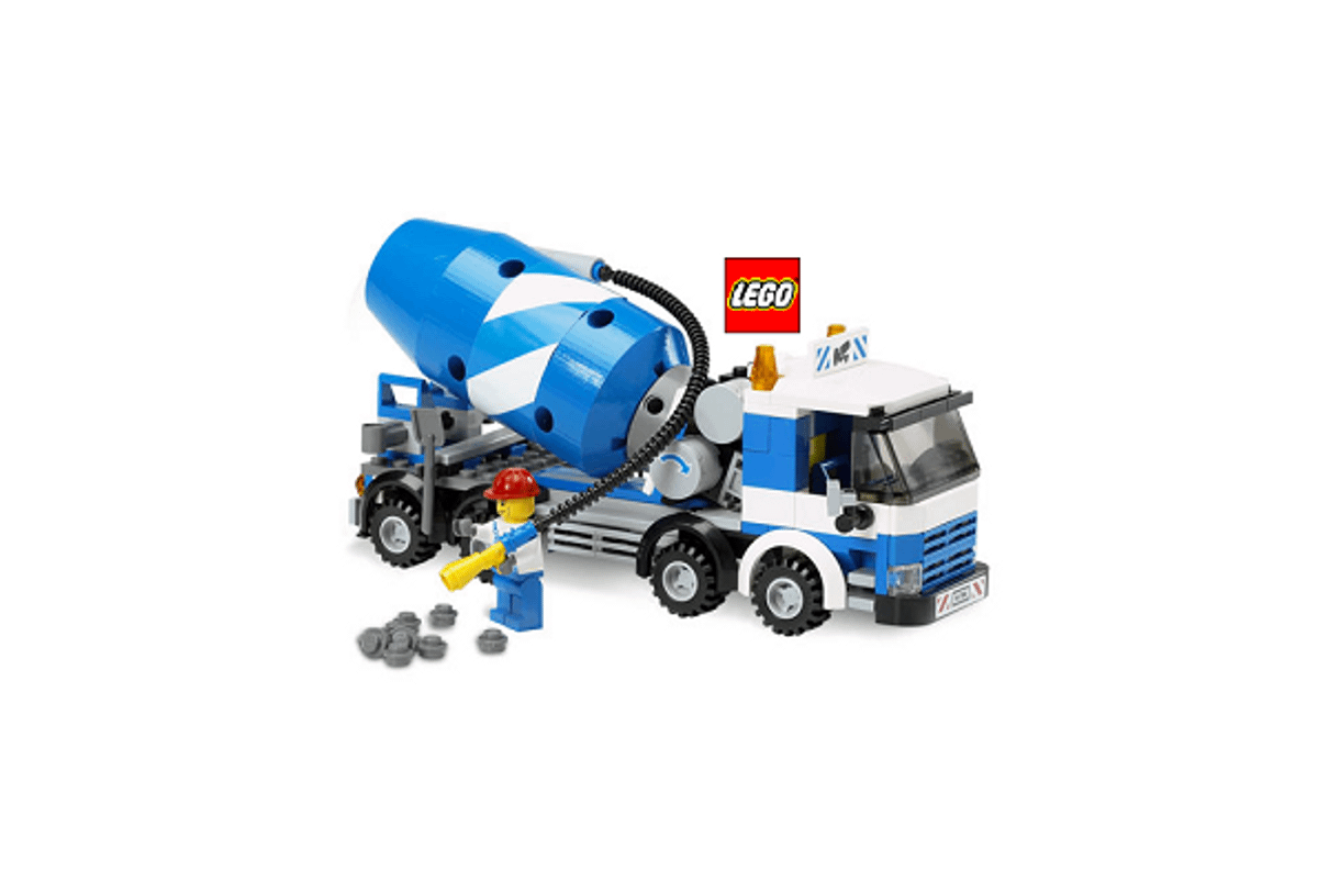 Lego - City - 7990 - Cement Mixer [direto do Baú*] | Brinquedo Lego ...