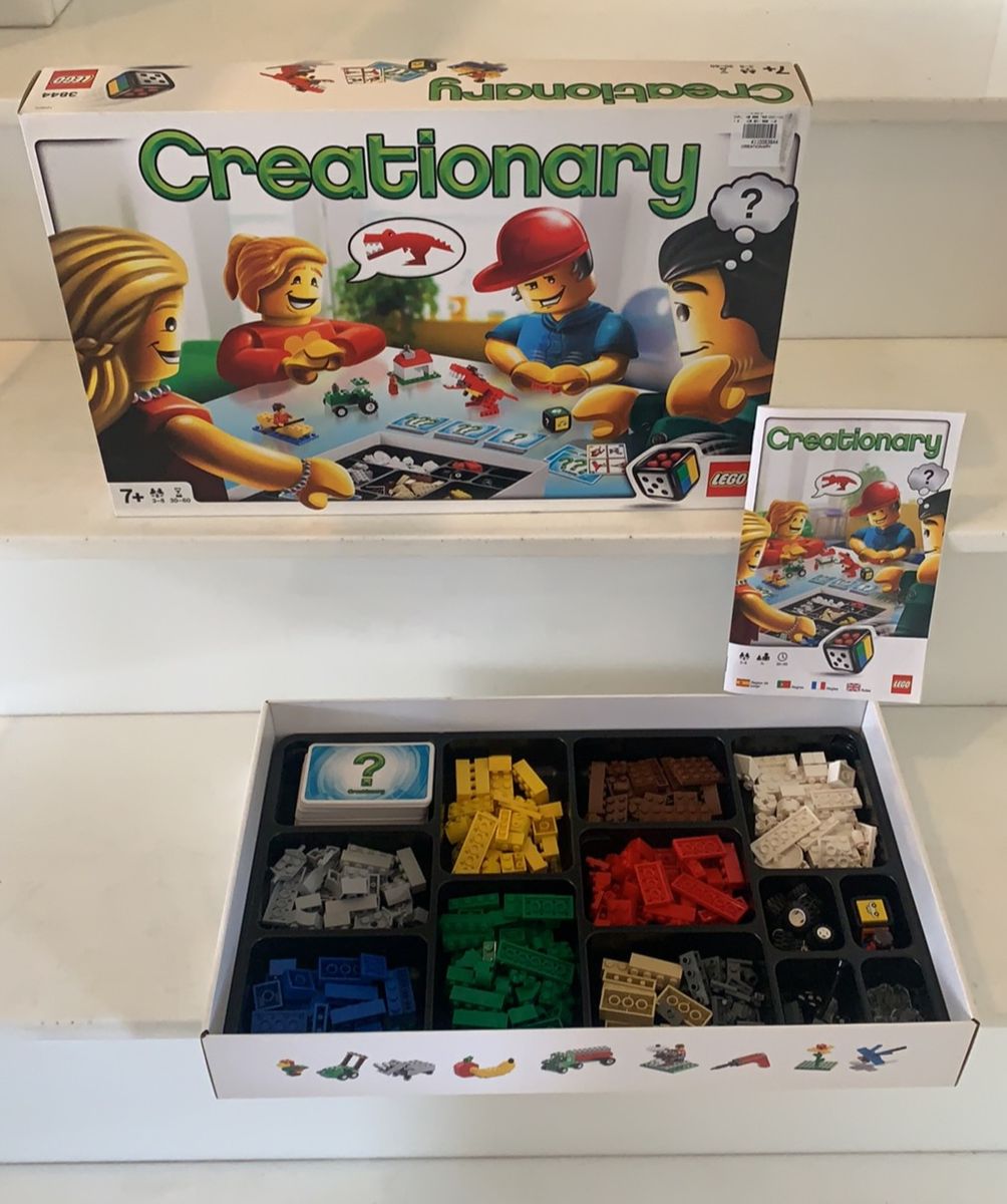 Lego Creationary | Jogo de Tabuleiro Lego Usado 61965613 | enjoei