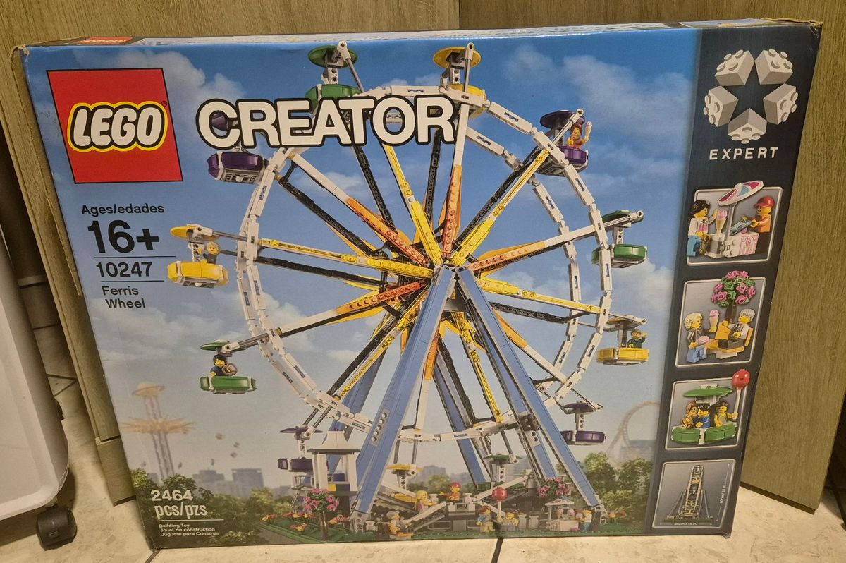 Lego Creator 10247 Ferris Wheel Roda Gigante | Cacareco Lego Usado ...