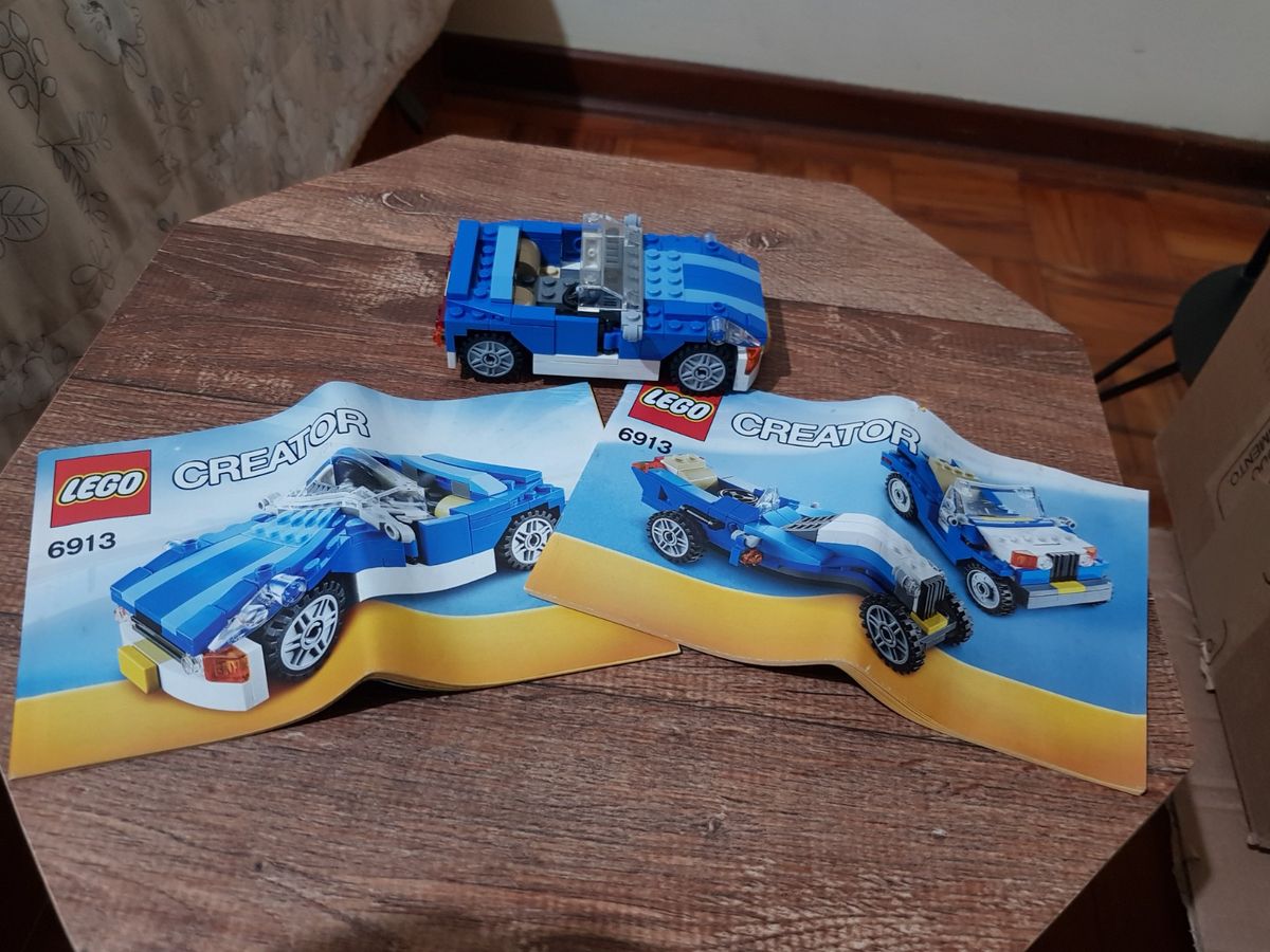Lego Creator Blue Roadster #6913 - Completo | Brinquedo Lego Usado ...