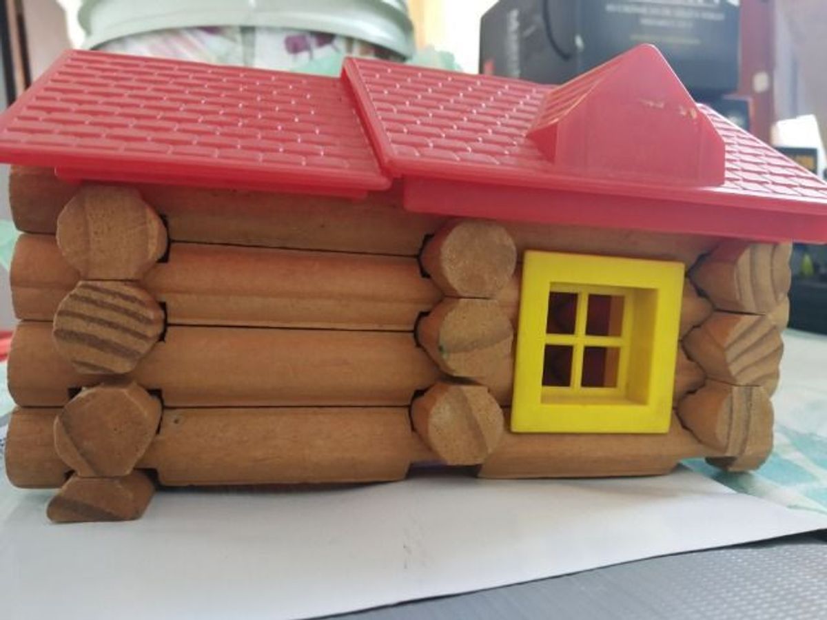 Lego de Madeira para Crianças Importado | Brinquedo para Bebês Usado ...