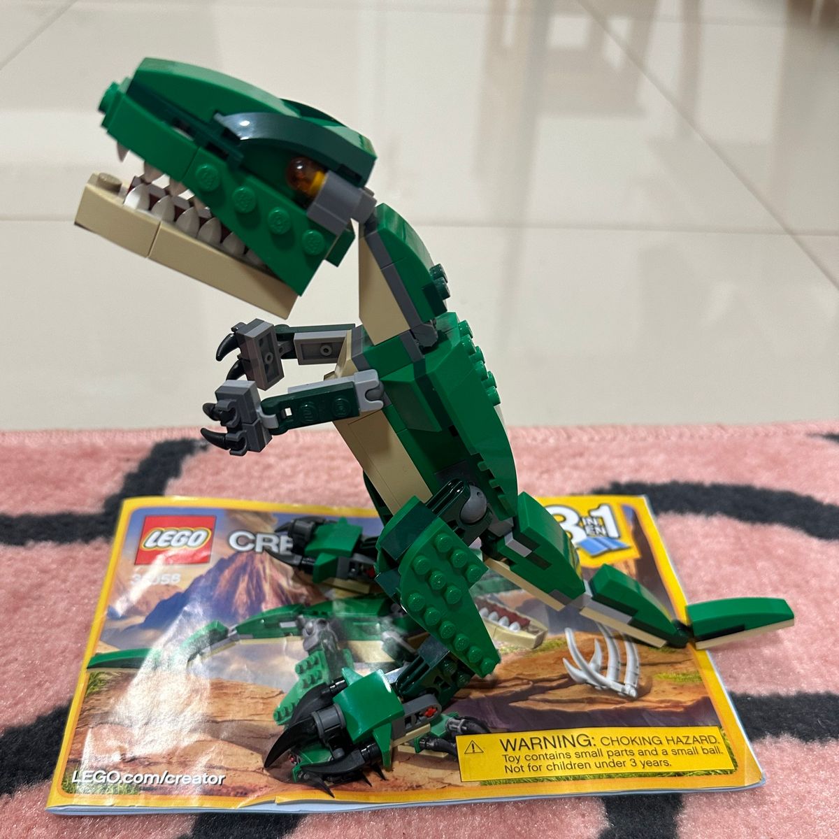 Lego Dinossauro - Todas As Peças do T-rex | Jogo de Tabuleiro Lego ...
