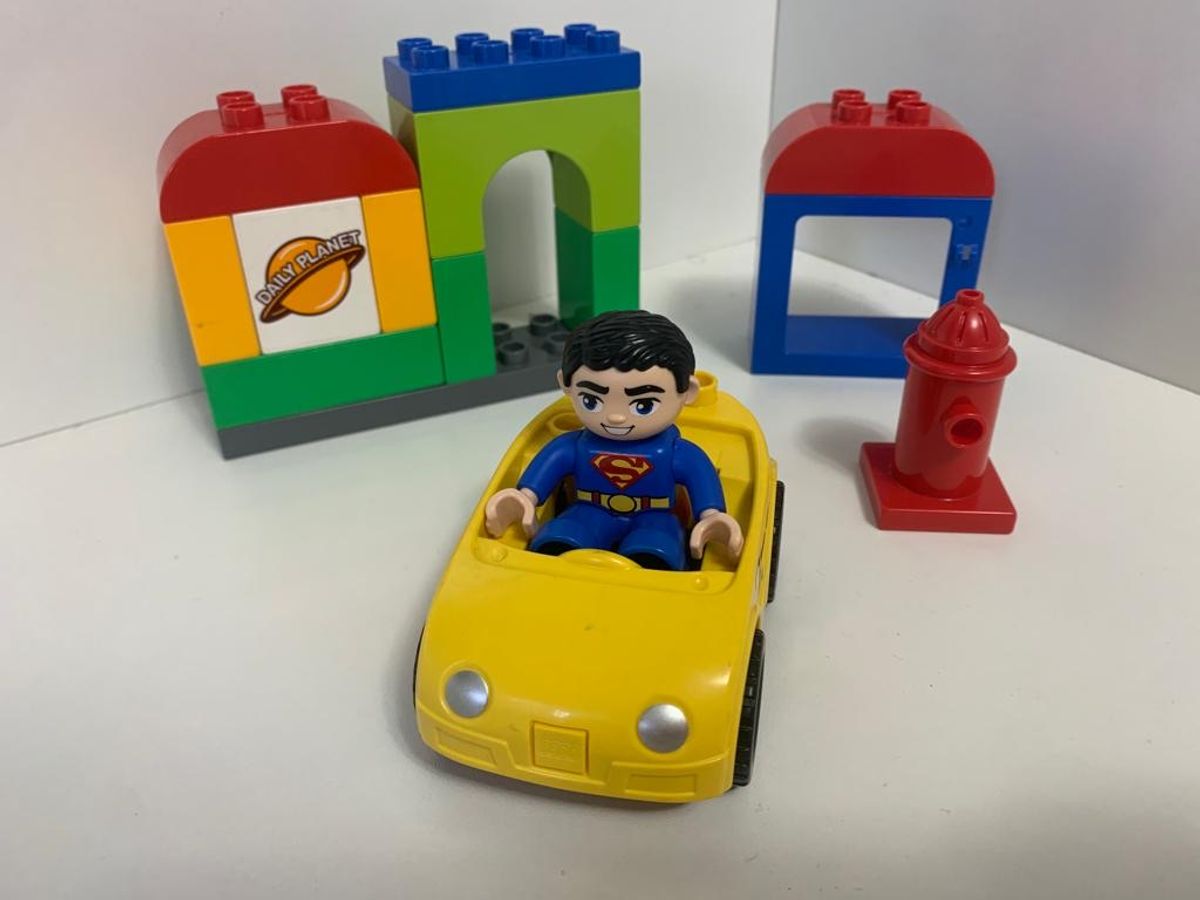 Lego Duplo 10543 Original Superman 19 Peças | Brinquedo para Bebês Lego ...