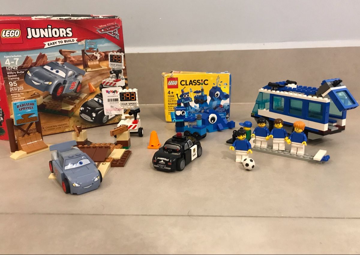 Lego Juniors Cars / Futebol / Creator | Brinquedo para Bebês Lego Usado ...