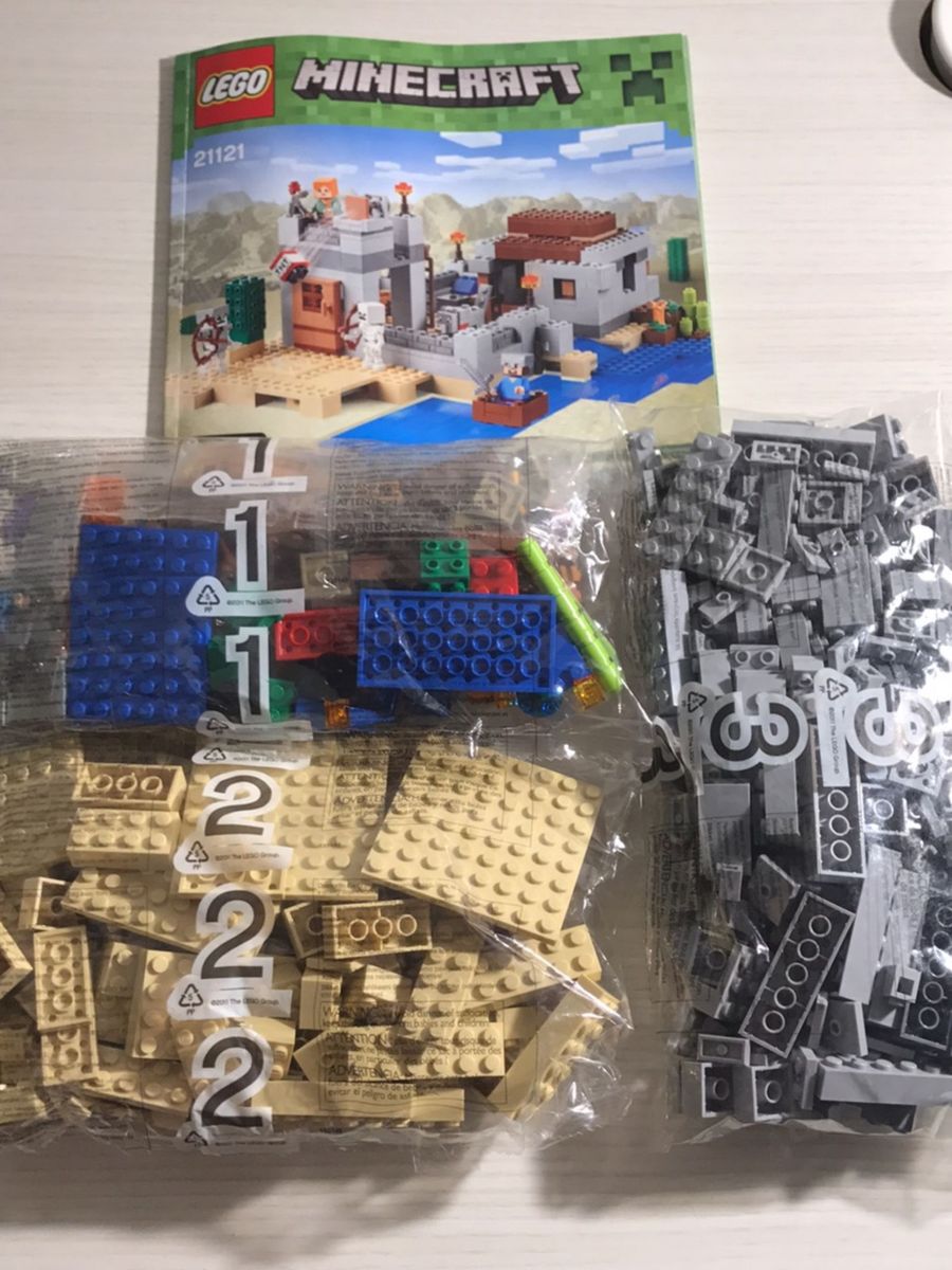 Lego Minecraft 21121- The Desert Outpost | Brinquedo Lego Nunca Usado ...