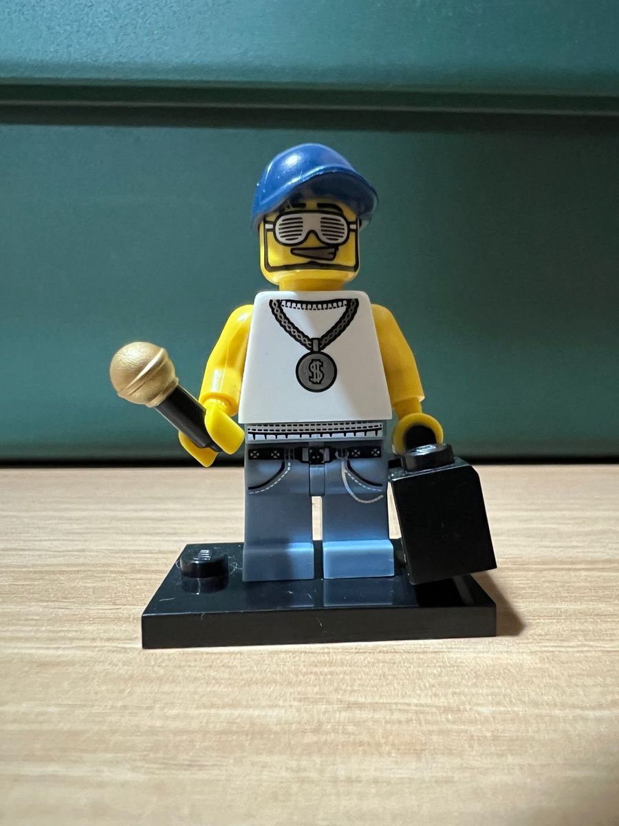 Lego Mini Figure Series 3 Rapper | Brinquedo Lego Usado 96003599 | enjoei