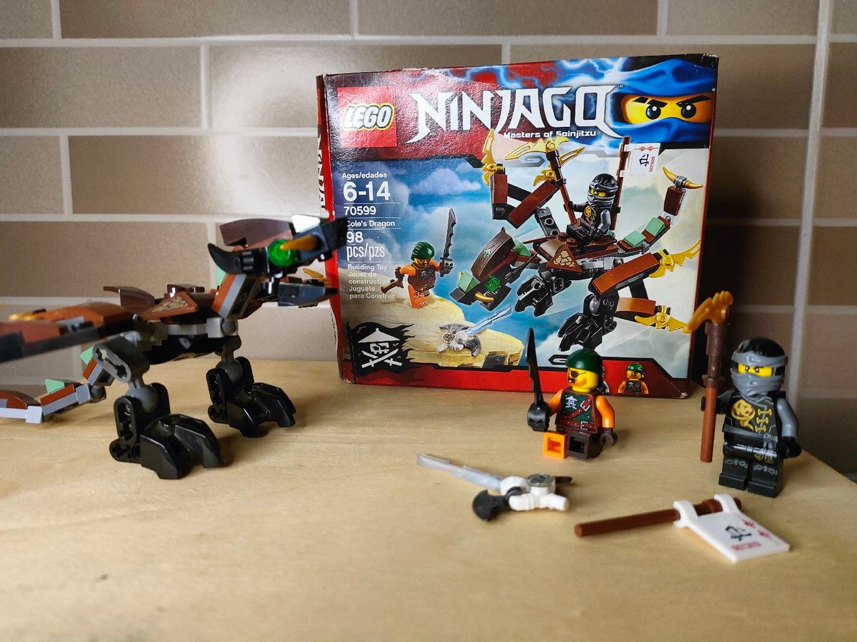 Lego Ninjago Original Cole's Dragon (70599) | Brinquedo Lego Usado ...