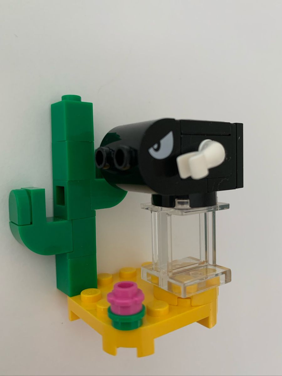 Lego Série Super Mario Modelo Bullet Bill | Brinquedo Lego Nunca Usado ...