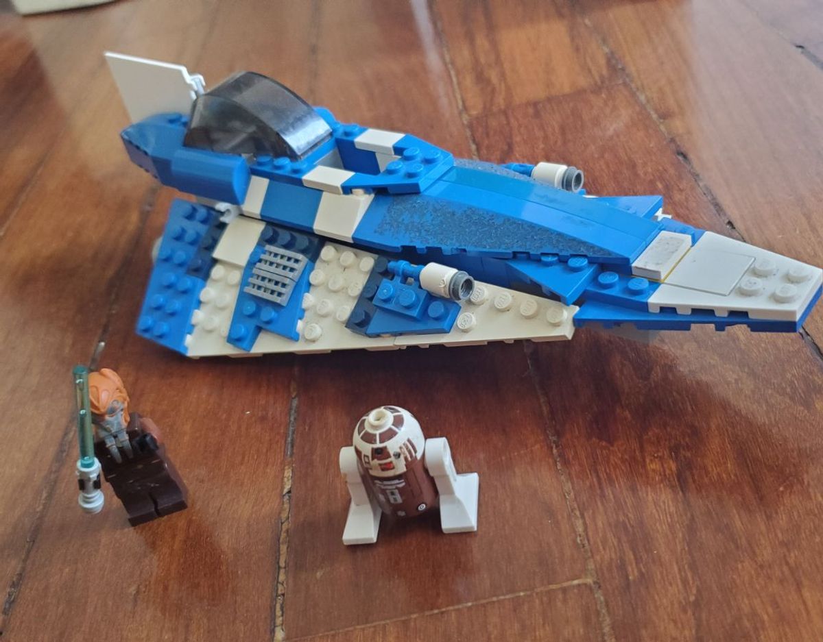 Lego Star Wars Plo Koon's Jedi Starfighter 8093 | Brinquedo Lego Usado ...