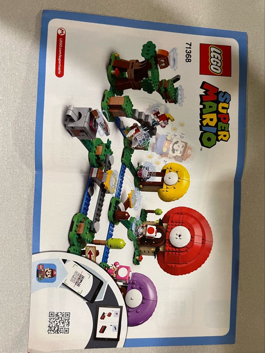 Lego Super Mario - Caça Ao Tesouro de Toad - 71368 | Brinquedo Lego ...