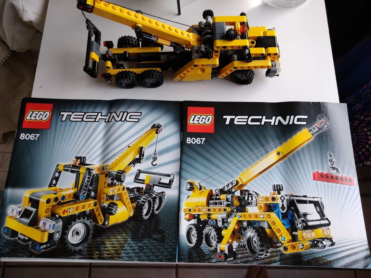 Lego Technic 8067 Mini Mobile Crane - 2 Versões (raridade) | Brinquedo ...