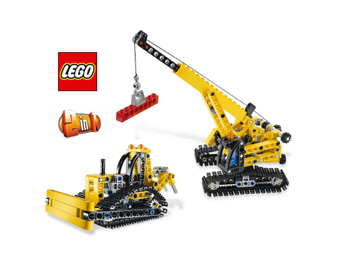 Lego - Technic - 9391 - Crawler Crane [2-em-1] | Brinquedo Lego ...