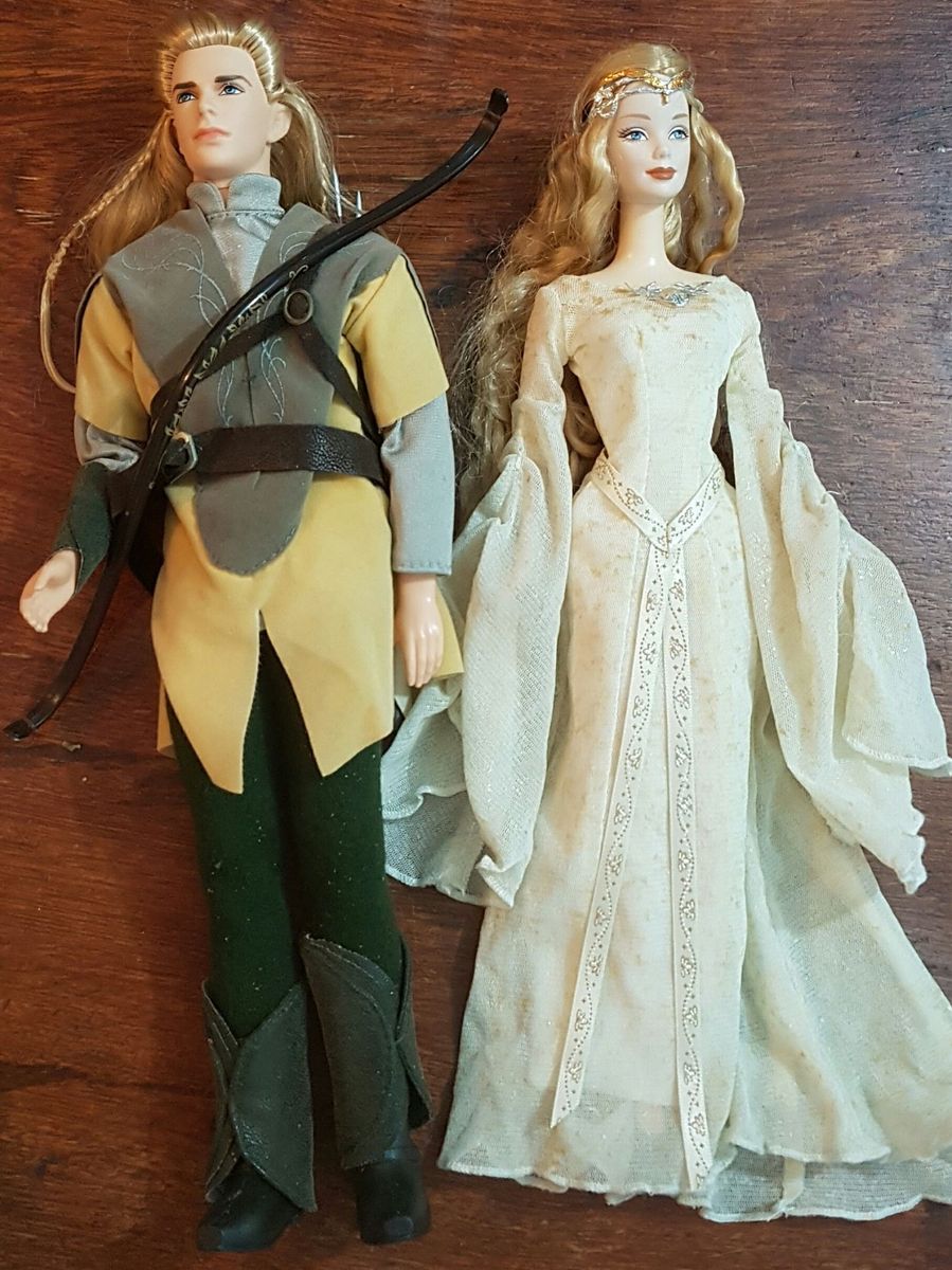 Legolas e Galadriel Senhor Dos Anéis | Produto Feminino Mattel Usado ...