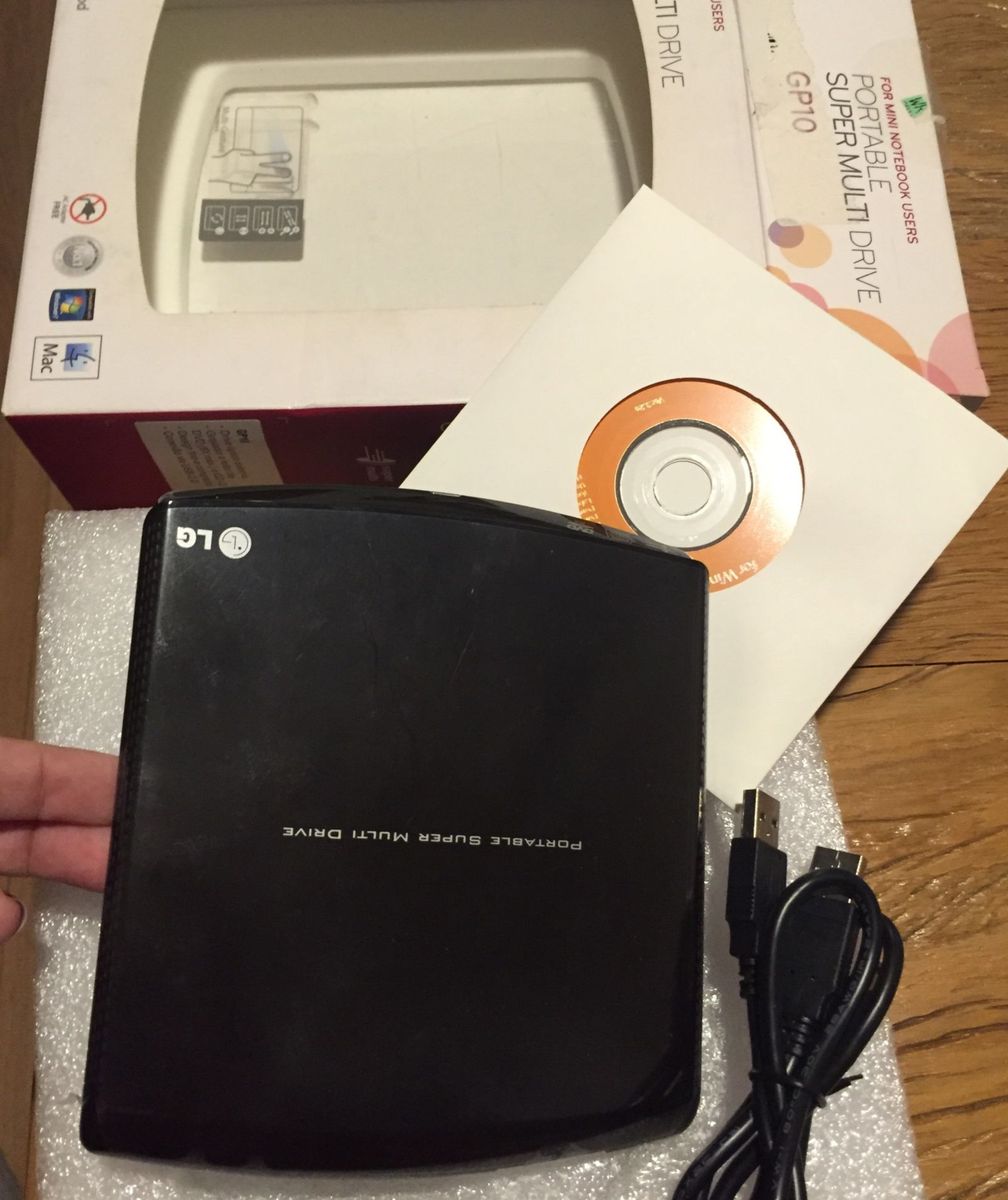 Leitor e Gravador de Cd/dvd Portátil | Item Info & Eletro Lg Nunca ...