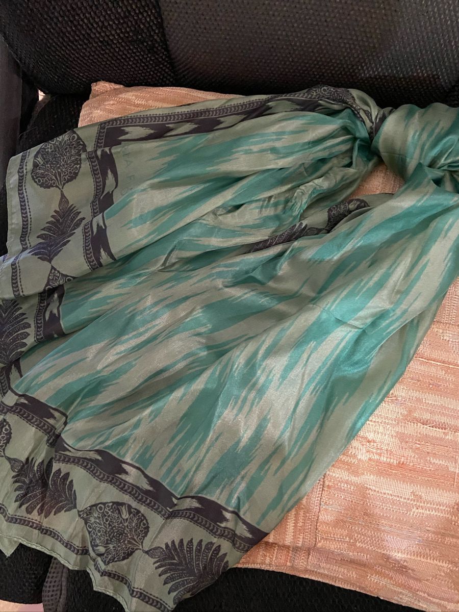 Lenço Verde Maria Filó | Lenço Feminino Maria Filó Nunca Usado 65049606 ...