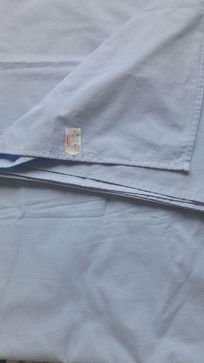 Lensol Azul Royal Algodão | Item de Decoração Lender Usado 84136830 ...