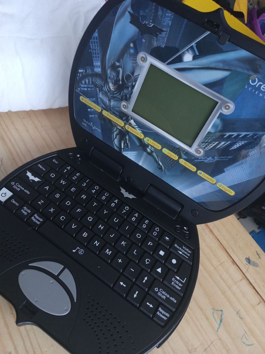 Lep Top Didático Super Asas Batman | Brinquedo Oregon Scientific Usado ...