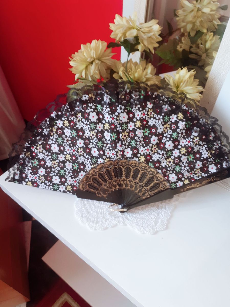 Leque À Espanhola | Produto Feminino Importado Nunca Usado 45762514 ...