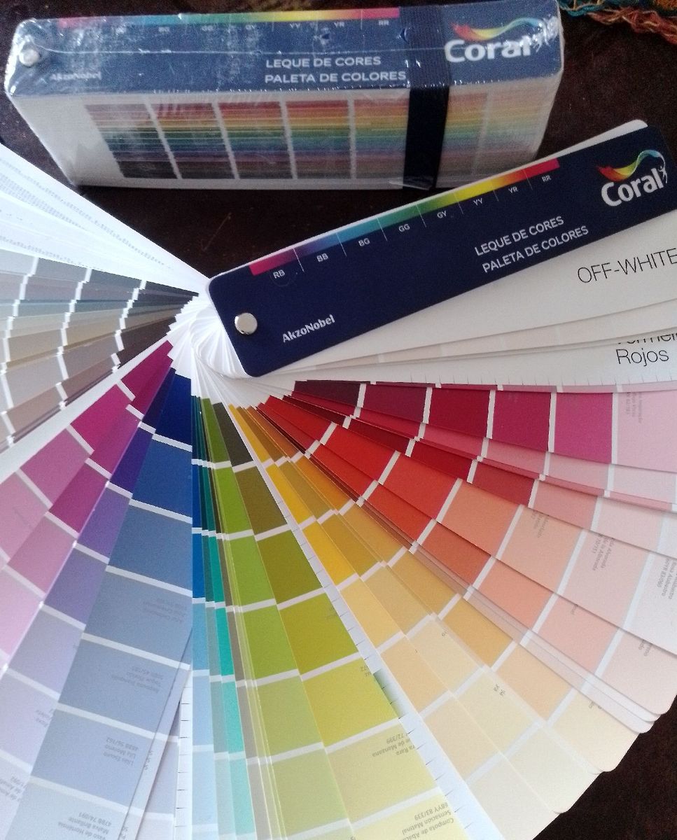 Leque de Cores Original | Item de Decoração Coral / Akzo Nobel Nunca ...
