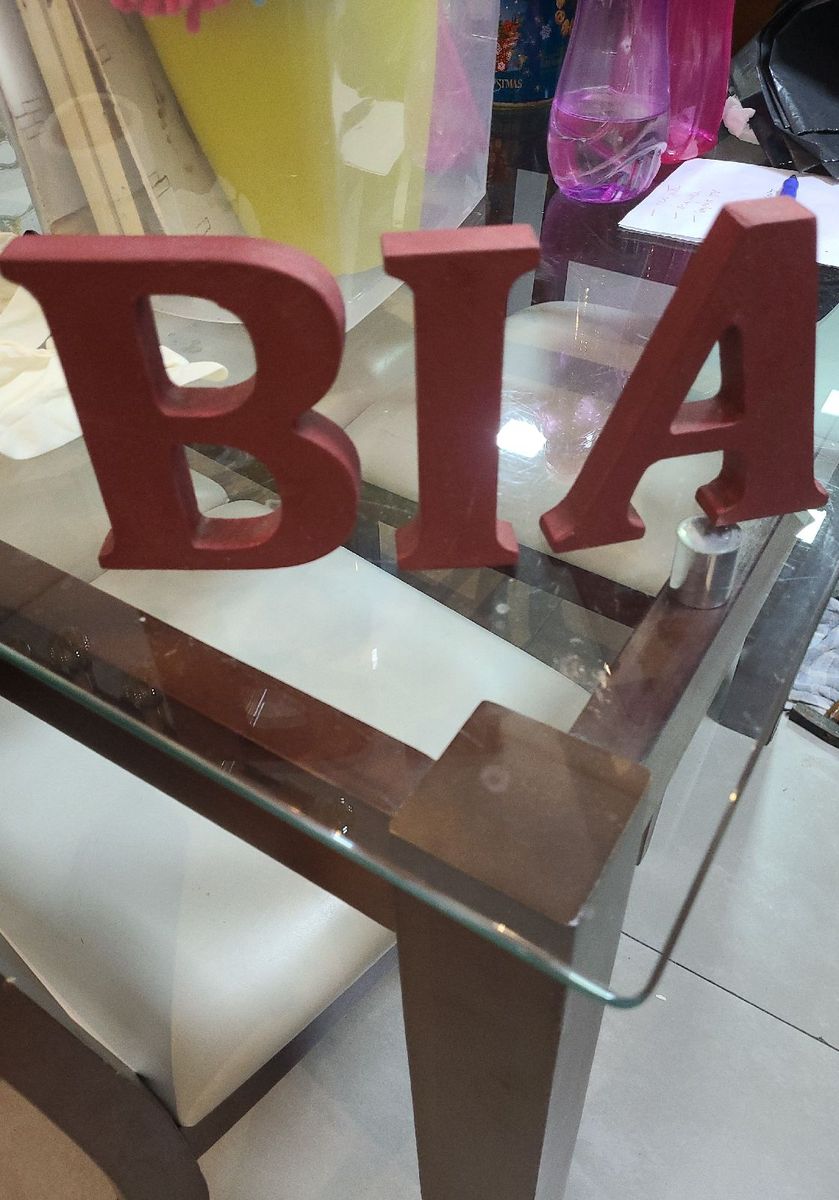 Letras Decorativas Bia | Item de Decoração Usado 86683100 | enjoei