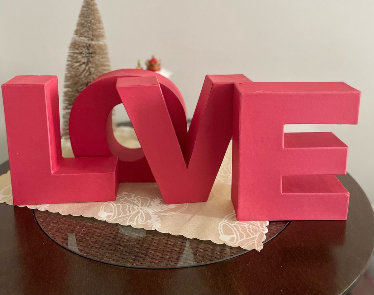 Letras Love Tok Stok | Item de Decoração Tok Stok Usado 64412140 | enjoei