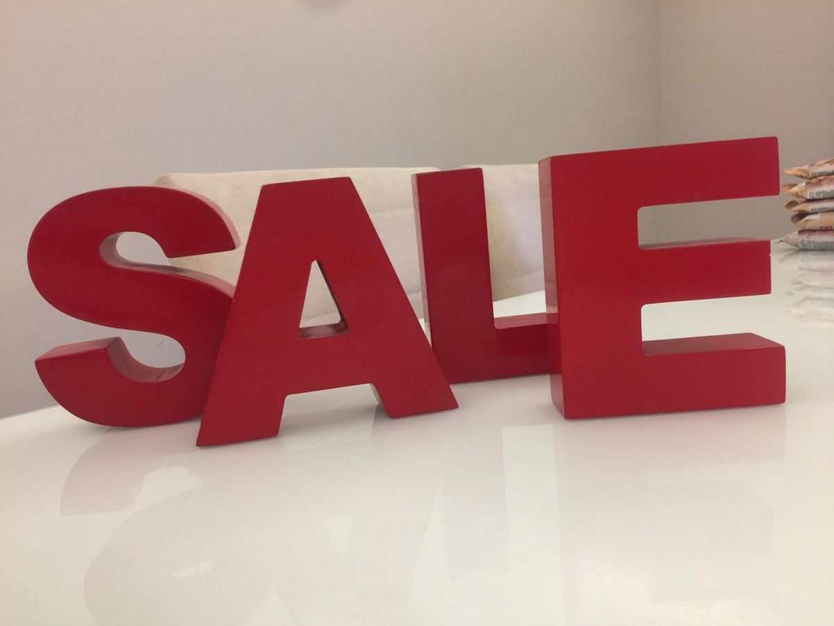Letras para Loja Ou Vitrine Madeira Sale | Item de Papelaria Usado ...