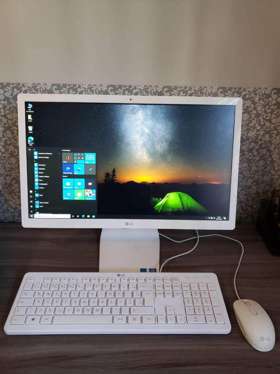 Lg All In One 22'', Windows 10 Home, Celeron, 4gb, 500gb Hd ...