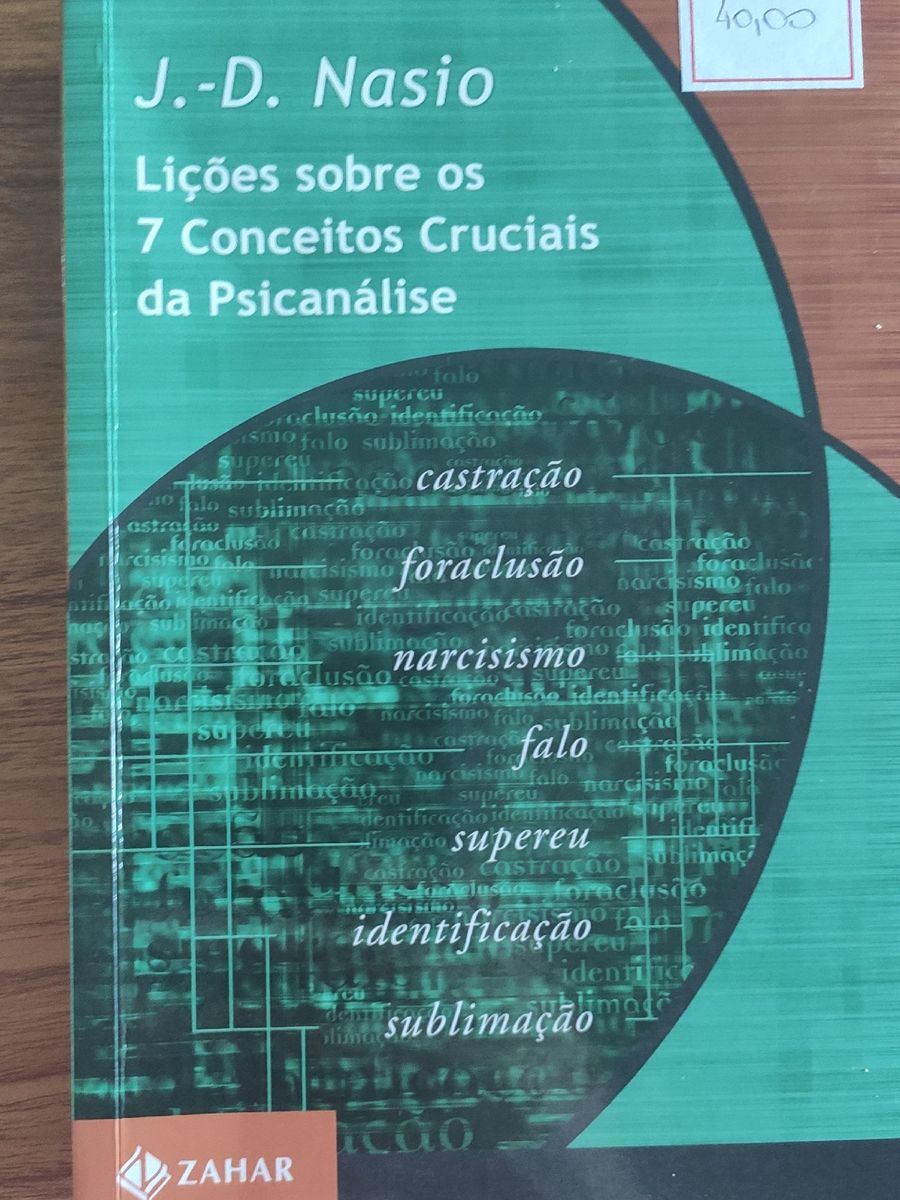 Lições sobre Os 7 Conceitos Cruciais da Psicanálise | Livro Usado ... Lições sobre Os 7 Conceitos Cruciais da Psicanálise | Livro Usado ...