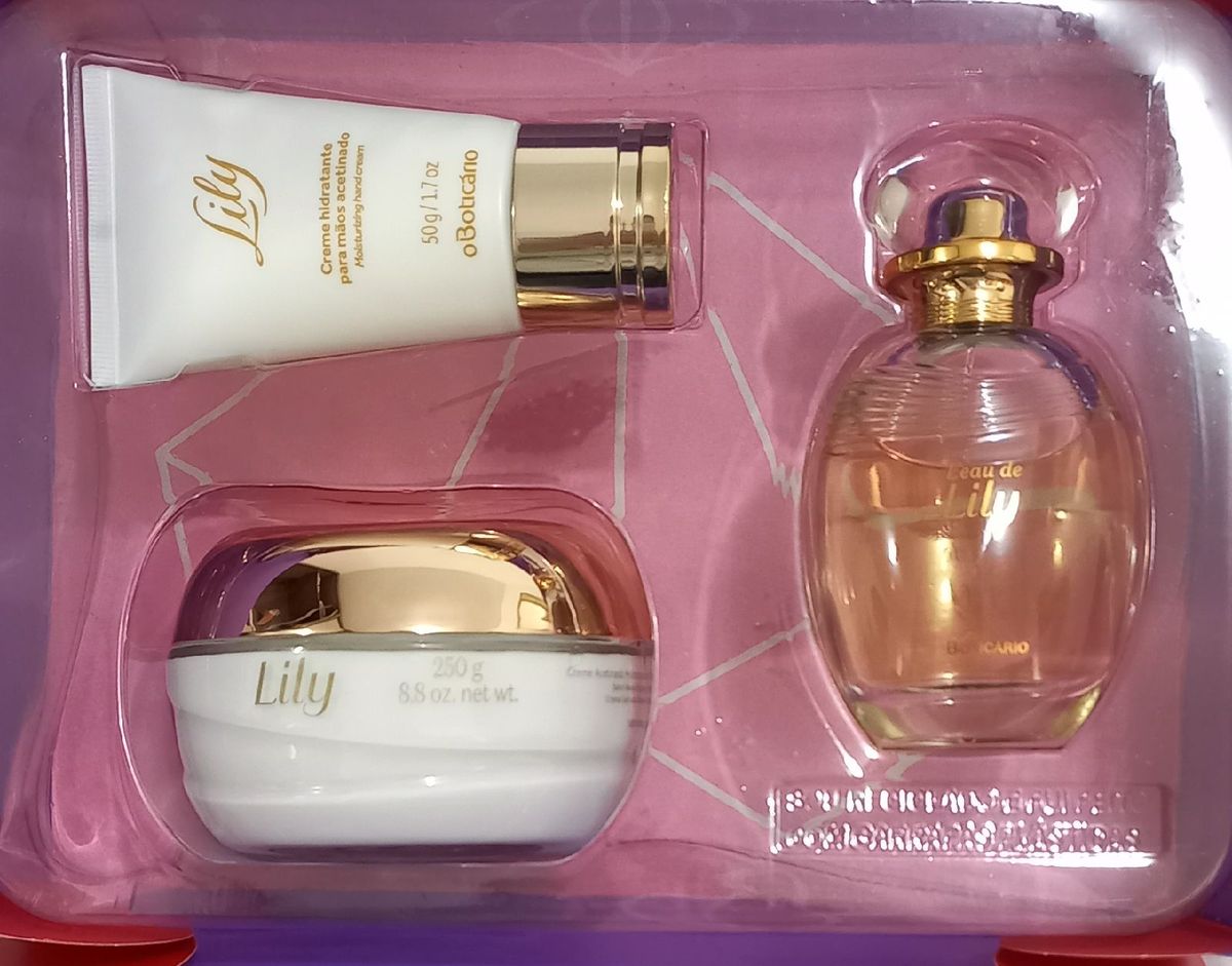 Lily Kit Boticário | Cosmético Feminino Boticario Nunca Usado 75610238 ...