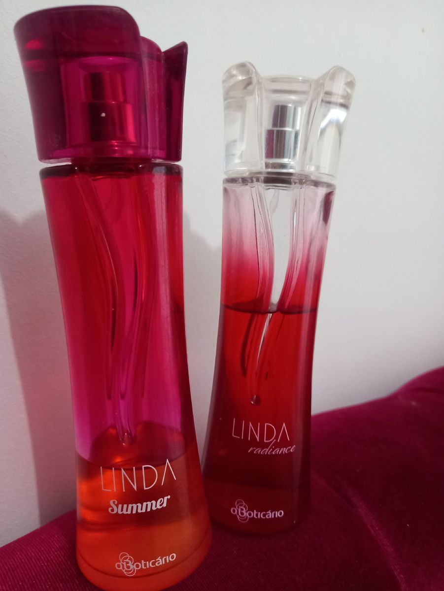 Linda Summer e Linda Radiance O Boticário,frasco 100ml Cada | Perfume ...