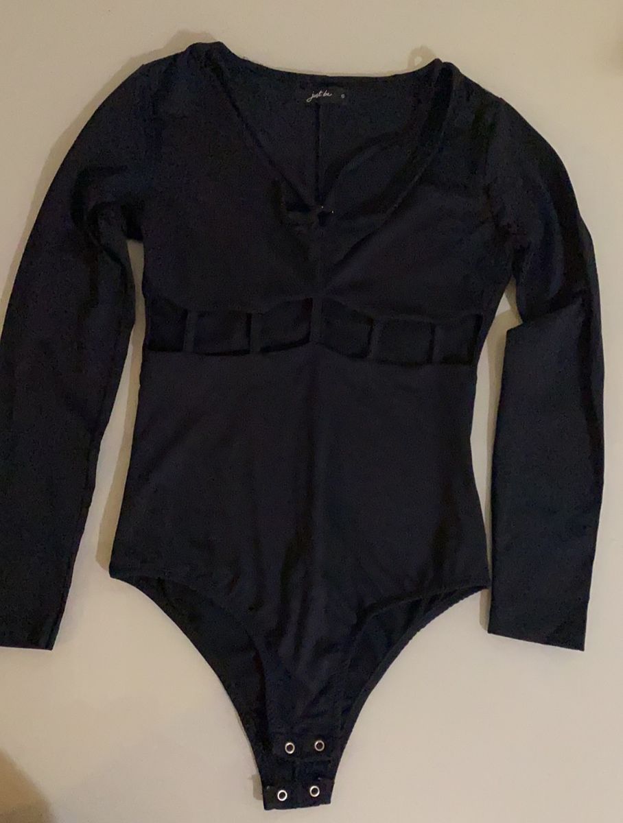 Lindo Body Preto | Blusa Feminina Just Be Usado 70796129 | enjoei