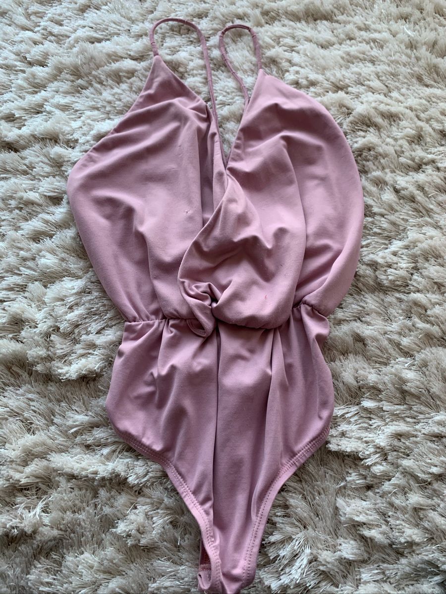 Lindo Body Rose | Blusa Feminina Usado 57017529 | enjoei